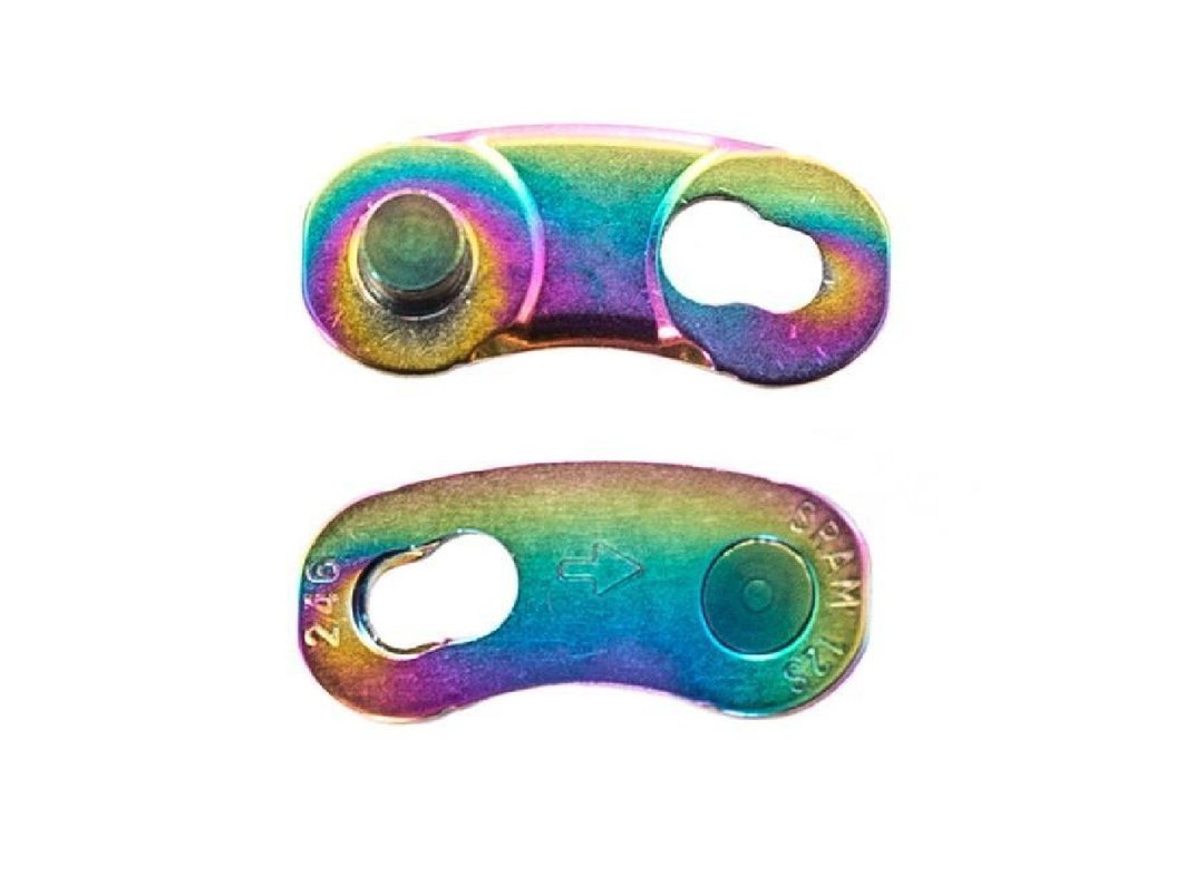 SRAM Eagle PowerLock Link for 12 Speed Chain, Rainbow Finish – White ...